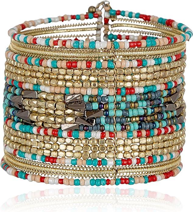 How to Make a Bead Cuff Bracelet| Essential Materials & Steps ...